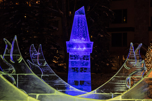 Ice Sculptures in Vail Colorado - Alpine Ice